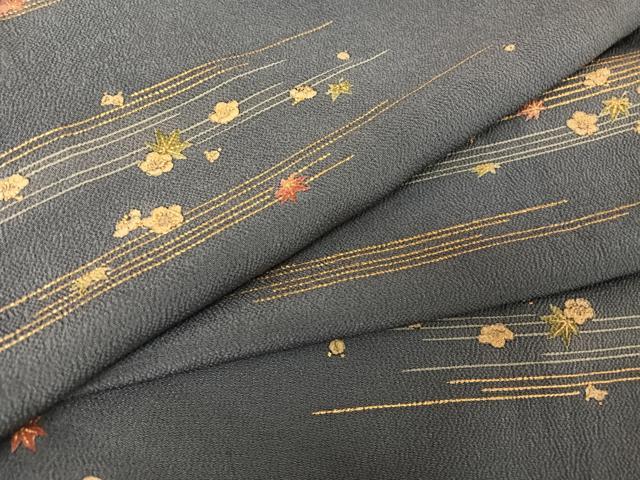 ■■■　サイズ　■■■ 身丈 161.5cm（肩から） 裄丈 64cm 袖丈 48cm　縫込み 2cm 袖幅 33cm 前幅 24.5cm 後幅 29.5cm 着物縫いこみ 内揚げ 2cm 裄 お袖側 約2cm　身頃側 約2cm ■■■　商...