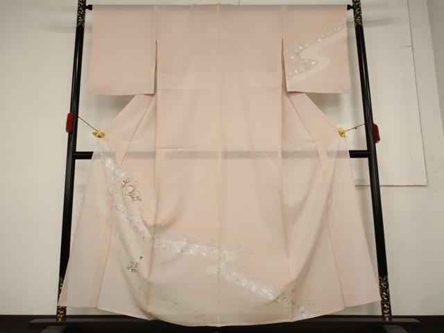 ■■■　サイズ　■■■ 身丈 153cm（肩から） 裄丈 64cm 袖丈 48cm　縫込み 4.5cm 袖幅 32cm 前幅 24.5cm 後幅 31cm 着物縫いこみ 内揚げ 7cm 裄 お袖側 約1.5cm　身頃側 約0cm ■■■　商...