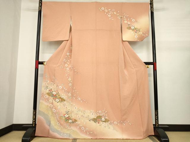 ■■■　サイズ　■■■ 身丈 167cm（肩から） 裄丈 67cm 袖丈 51cm　縫込み 4cm 袖幅 34cm 前幅 23.5cm 後幅 29cm 着物縫いこみ 内揚げ 0cm 裄 お袖側 約1.5cm　身頃側 約1cm ■■■　商品詳...