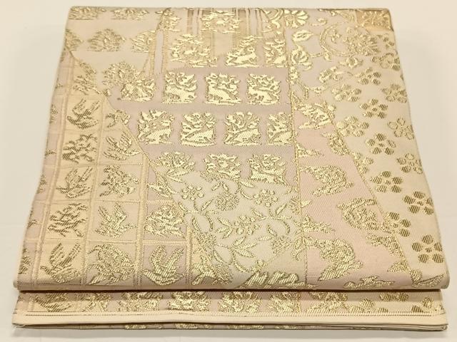 ■■■　サイズ　■■■ 長さ 420cm 幅 30.5cm程 ■■■　商品詳細　■■■ 【正絹】 詳細に関しましては、画像をご確認ください。 大変上質な逸品になります。 お安く出品致しますので、是非この機会にいかがでしょうか？ ※汚れ等に関...