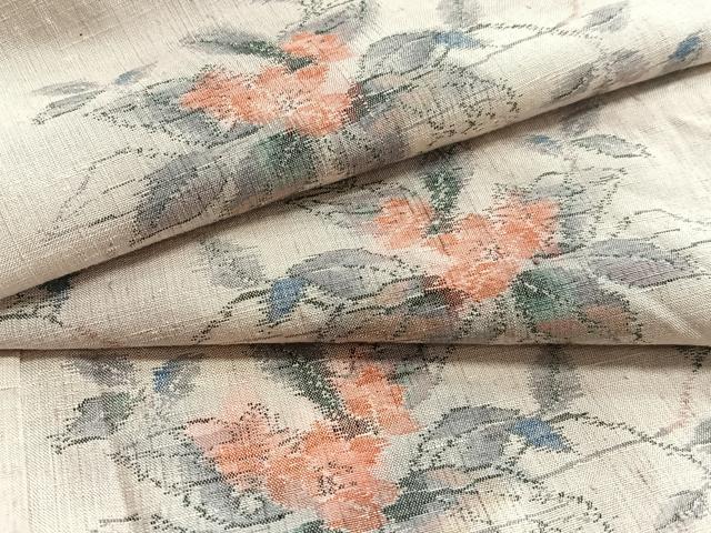 ■■■　サイズ　■■■ 反幅　36cm　八掛なし ※ご自身でお好みのサイズに仕立ててお召になっていただけます。 ■■■　商品詳細　■■■ 【正絹・未使用・未仕立て】 状態は特に目立ったシミ汚れなどもなく大変良い状態です。 大変上質な逸品にな...