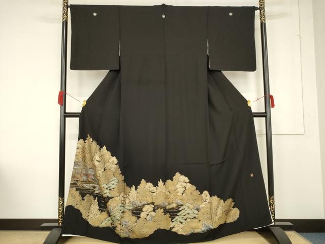 ■■■　サイズ　■■■ 身丈 163cm（肩から） 裄丈 65.5cm 袖丈 49cm　縫込み 2.5cm 袖幅 33.5cm 前幅 24cm 後幅 30.5cm 着物縫いこみ 内揚げ 3.5cm 裄 お袖側 約2cm　身頃側 約1.5cm...