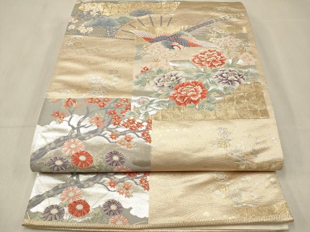 ■■■　サイズ　■■■ 長さ 448cm 幅 30.5cm程 ■■■　商品詳細　■■■ 【正絹・未使用・未仕立て】 詳細に関しましては、画像をご確認ください。 大変上質な逸品になります。 お安く出品致しますので、是非この機会にいかがでしょう...