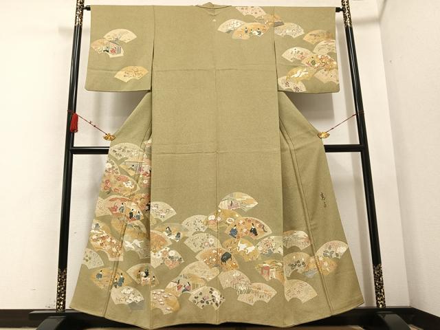 ■■■　サイズ　■■■ 身丈 154.5cm（肩から） 裄丈 63.5cm 袖丈 47.5cm　縫込み 5cm 袖幅 31.5cm 前幅 24.5cm 後幅 31cm 着物縫いこみ 内揚げ 8cm 裄 お袖側 約2cm　身頃側 約2cm ■...