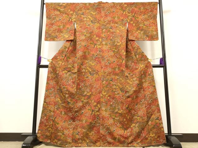 ■■■　サイズ　■■■ 身丈 166.5cm（肩から） 裄丈 66cm 袖丈 49cm　縫込み 0cm 袖幅 34cm 前幅 23.5cm 後幅 29cm 着物縫いこみ 内揚げ 3.5cm 裄 お袖側 約2cm　身頃側 約2.5cm ■■■...