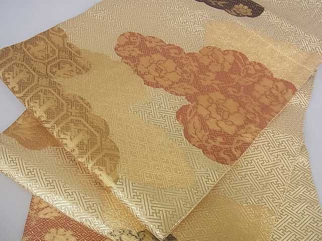 ■■■　サイズ　■■■ 長さ 426cm 幅 30.5cm程 ■■■　商品詳細　■■■ 【正絹・芯なし】 状態は締めてはおりますが 特に目立ったシミ汚れなどもなく大変良い状態です。 大変上質な逸品になります。 お安く出品致しますので、是非こ...