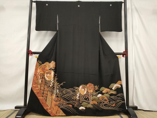 ■■■　サイズ　■■■ 身丈 163cm（肩から） 裄丈 64cm 袖丈 46cm　縫込み 4cm 袖幅 32cm 前幅 25cm 後幅 30cm 着物縫いこみ 内揚げ 2cm 裄 お袖側 約2cm　身頃側 約0cm ■■■　商品詳細　■■...