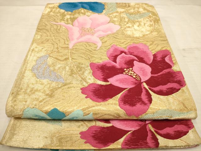 ■■■　サイズ　■■■ 長さ 408cm 幅 30cm程 ■■■　商品詳細　■■■ 【正絹・芯なし】 詳細に関しましては、画像をご確認ください。 大変上質な逸品になります。 お安く出品致しますので、是非この機会にいかがでしょうか？ ※汚れ等...