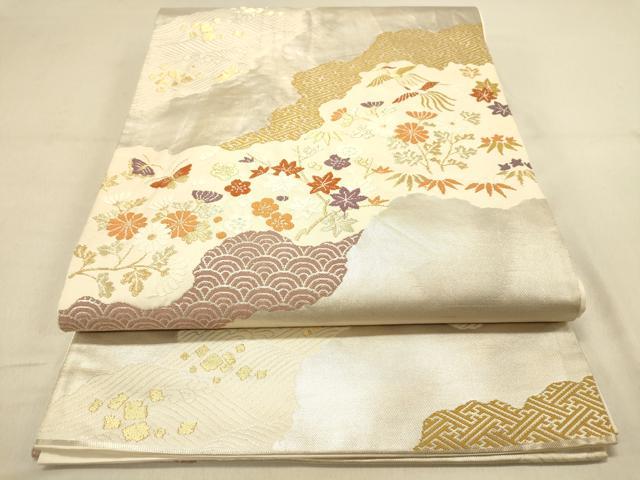 ■■■　サイズ　■■■ 長さ 432cm 幅 31cm程 ■■■　商品詳細　■■■ 【正絹】 詳細に関しましては、画像をご確認ください。 大変上質な逸品になります。 お安く出品致しますので、是非この機会にいかがでしょうか？ ■■■　注意事項...