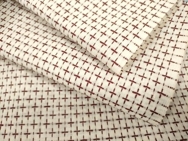 ■■■　サイズ　■■■ 長さ　　着尺分あり 幅　　　約34.5cm ■■■　商品詳細　■■■ 【綿・未使用】 状態は接写画像のように表地所々に若干のシミ汚れがございます。 お安く出品致しますので、是非この機会にいかがでしょうか？ ■■■　注...