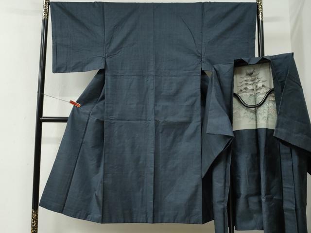 ■■■　サイズ　■■■ 【着物】 身丈 141cm（肩から） 裄丈 67.5cm 袖丈 48cm　縫込み 3cm 袖幅 34cm 前幅 26.5cm 後幅 30.5cm 着物縫いこみ 内揚げ 8cm 裄 お袖側 約1cm　身頃側 約1.5c...