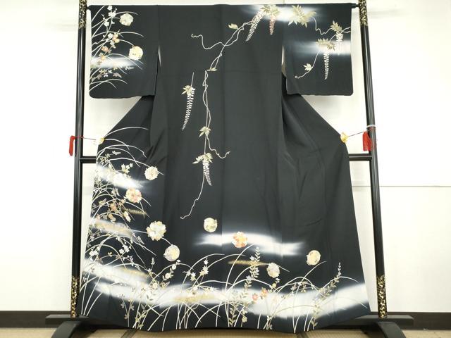 ■■■　サイズ　■■■ 身丈 157cm（肩から） 裄丈 65cm 袖丈 49.5cm　縫込み 2.5cm 袖幅 34cm 前幅 23.5cm 後幅 29cm 着物縫いこみ 内揚げ 9cm 裄 お袖側 約3cm　身頃側 約4cm ■■■　商...