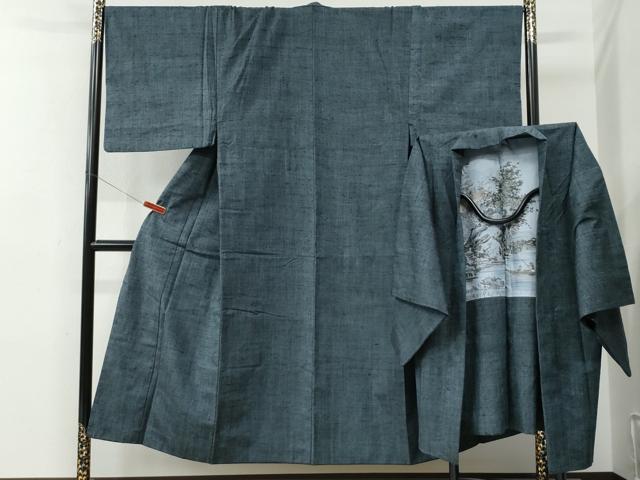 ■■■　サイズ　■■■ 【着物】 身丈 146cm（肩から） 裄丈 69cm 袖丈 49cm　縫込み 3cm 袖幅 37cm 前幅 25.5cm 後幅 31cm 着物縫いこみ 内揚げ 5cm 裄 お袖側 約3cm　身頃側 約2cm 【羽織】...