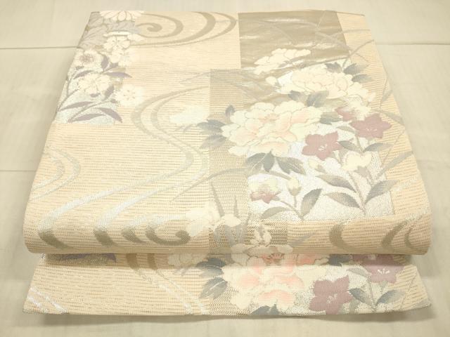 ■■■　サイズ　■■■ 長さ 418cm 幅 30cm程 ■■■　商品詳細　■■■ 【正絹】 状態は締めてはおりますが 特に目立ったシミ汚れなどもなく大変良い状態です。 大変上質な逸品になります。 お安く出品致しますので、是非この機会にいか...