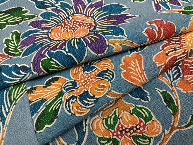 ■■■　サイズ　■■■ 身丈 161cm（肩から） 裄丈 66cm 袖丈 55cm　縫込み 0cm 袖幅 33cm 前幅 24cm 後幅 29cm 着物縫いこみ 内揚げ 2cm 裄 お袖側 約2cm　身頃側 約0cm ■■■　商品詳細　■■...