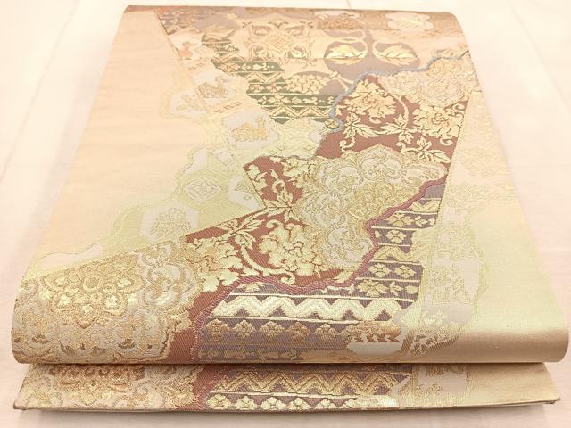 ■■■　サイズ　■■■ 長さ 424cm 幅 30.5cm程 ■■■　商品詳細　■■■ 【正絹】 詳細に関しましては、画像をご確認ください。 大変上質な逸品になります。 お安く出品致しますので、是非この機会にいかがでしょうか？ ■■■　注意...