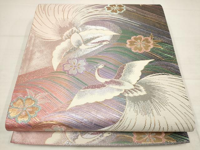 ■■■　サイズ　■■■ 長さ 430cm 幅 31cm程 ■■■　商品詳細　■■■ 【正絹】 詳細に関しましては、画像をご確認ください。 大変上質な逸品になります。 お安く出品致しますので、是非この機会にいかがでしょうか？ ※汚れ等に関しま...