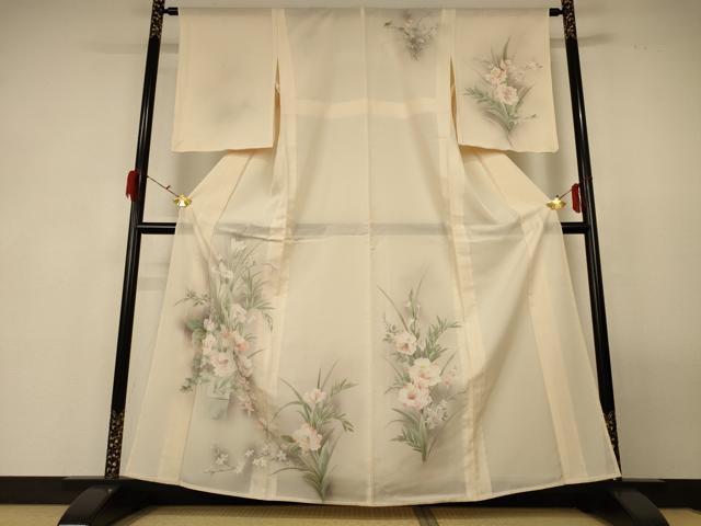 ■■■　サイズ　■■■ 身丈 161cm（肩から） 裄丈 62.5cm 袖丈 54cm　縫込み 4cm 袖幅 33cm 前幅 24cm 後幅 29.5cm 着物縫いこみ 内揚げ 2cm 裄 お袖側 約1.5cm　身頃側 約3cm ■■■　商...