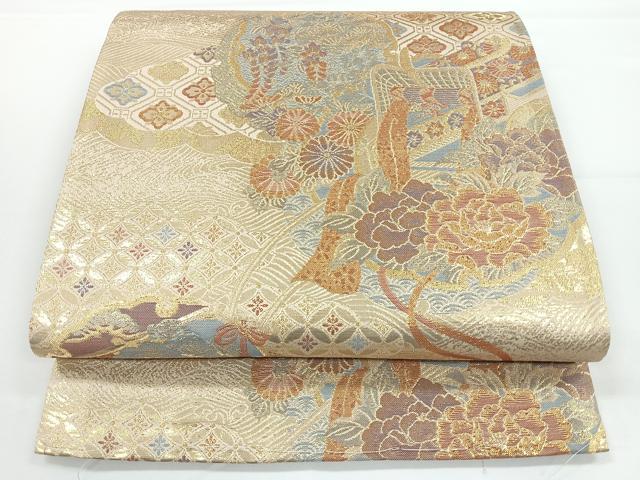 ■■■　サイズ　■■■ 長さ 448cm 幅 31cm程 ■■■　商品詳細　■■■ 【正絹・芯なし】 詳細に関しましては、画像をご確認ください。 大変上質な逸品になります。 お安く出品致しますので、是非この機会にいかがでしょうか？ ※汚れ等...