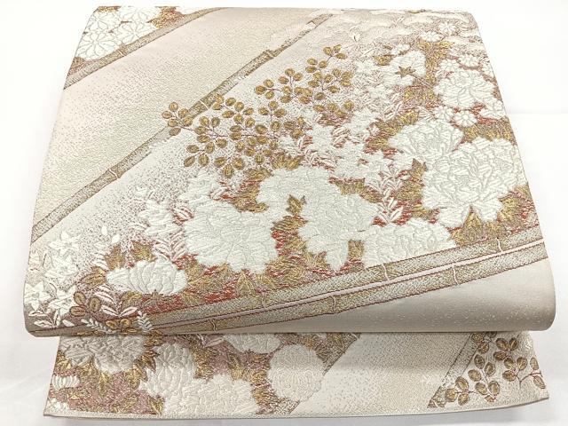 ■■■　サイズ　■■■ 長さ 418cm 幅 30cm程 ■■■　商品詳細　■■■ 【正絹・芯なし】 詳細に関しましては、画像をご確認ください。 大変上質な逸品になります。 お安く出品致しますので、是非この機会にいかがでしょうか？ ※汚れ等...