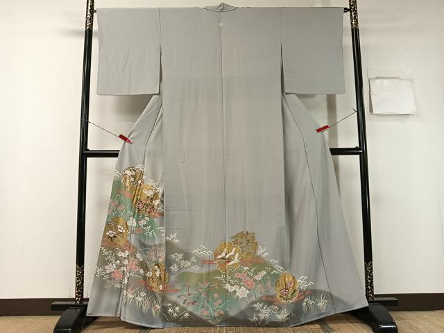 ■■■　サイズ　■■■ 身丈 164cm（肩から） 裄丈 65cm 袖丈 48cm　縫込み 5cm 袖幅 32.5cm 前幅 23.5cm 後幅 30cm 着物縫いこみ 内揚げ 9.5cm 裄 お袖側 約4cm　身頃側 約3cm ■■■　商...