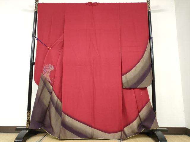 ■■■　サイズ　■■■ 身丈 158.5cm（肩から） 裄丈 70cm 袖丈 108cm　縫込み 6cm 袖幅 35cm 前幅 29.5cm 後幅 34cm 着物縫いこみ 内揚げ 9cm 裄 お袖側 約3cm　身頃側 約2cm ■■■　商品...