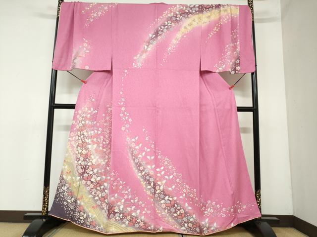 ■■■　サイズ　■■■ 身丈 160cm（肩から） 裄丈 80.5cm 袖丈 54cm　縫込み 3cm 袖幅 45.5cm 前幅 26cm 後幅 30.5cm 着物縫いこみ 内揚げ 2cm 裄 お袖側 約1cm　身頃側 約1cm ■■■　商...