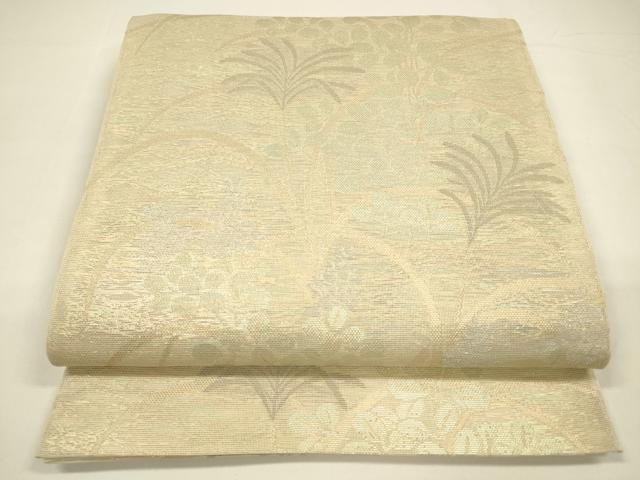 ■■■　サイズ　■■■ 長さ 430cm 幅 30cm程 ■■■　商品詳細　■■■ 【正絹・芯なし】 状態は締めてはおりますが 特に目立ったシミ汚れなどもなく大変良い状態です。 「織悦」は、大正11年、高尾菊次郎の創業に始まり、 菊次郎が好...