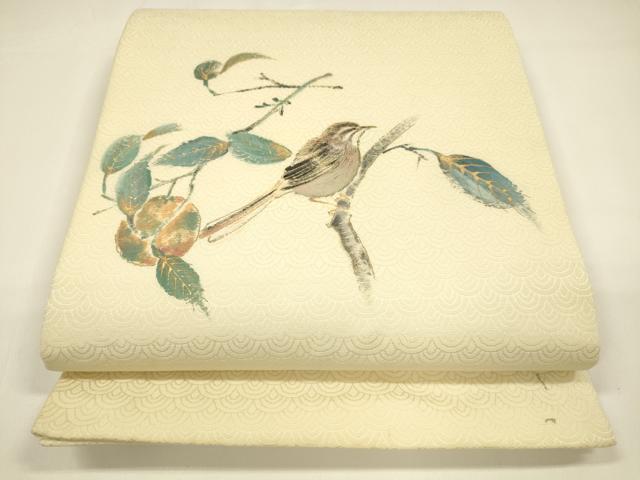 ■■■　サイズ　■■■ 長さ 336cm 幅 30cm程 ■■■　商品詳細　■■■ 【正絹】 状態は接写画像のように表地所々・帯芯・裏地に薄い汚れがございます。 大変上質な逸品になりますのでぜひお手入れをされてお召しになられてはいかがでしょ...