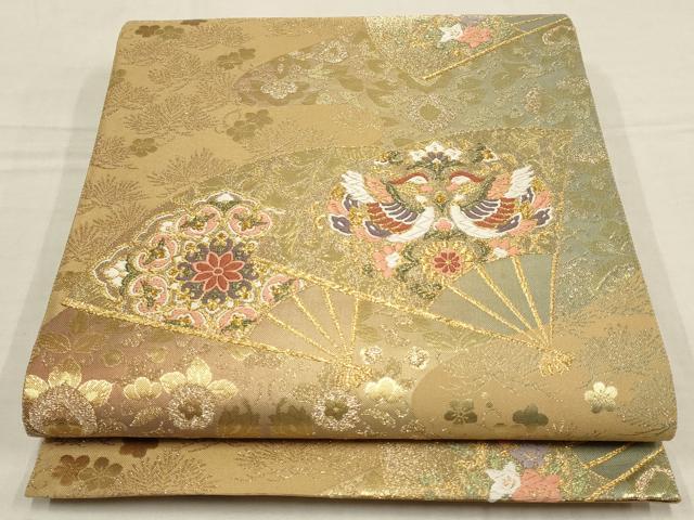■■■　サイズ　■■■ 長さ 442cm 幅 31cm程 ■■■　商品詳細　■■■ 【正絹】 状態は締めてはおりますが 特に目立ったシミ汚れなどもなく大変良い状態です。 大変上質な逸品になります。 お安く出品致しますので、是非この機会にいか...