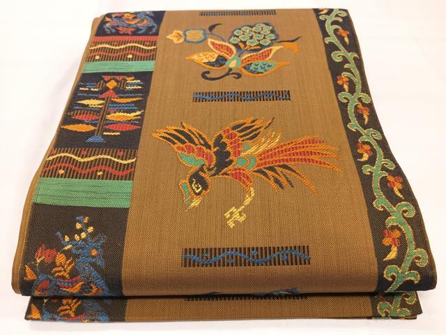 ■■■　サイズ　■■■ 長さ 436cm 幅 30.5cm程 ■■■　商品詳細　■■■ 【正絹】 詳細に関しましては、画像をご確認ください。 大変上質な逸品になります。 お安く出品致しますので、是非この機会にいかがでしょうか？ ■■■　注意...