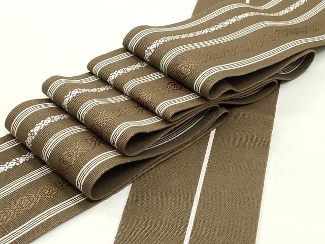 ■■■　サイズ　■■■ 長さ 382cm 幅 9cm程 ■■■　商品詳細　■■■ 【正絹】 状態は接写画像のように片側の内側にペン書きがございますが 着用時には見えない部分になるかと思いますのであまり気にならずお召になれるかと思います。 そ...