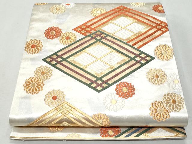 ■■■　サイズ　■■■ 長さ 440cm 幅 30.5cm程 ■■■　商品詳細　■■■ 【正絹・芯なし】 詳細に関しましては、画像をご確認ください。 大変上質な逸品になります。 お安く出品致しますので、是非この機会にいかがでしょうか？ ■■...