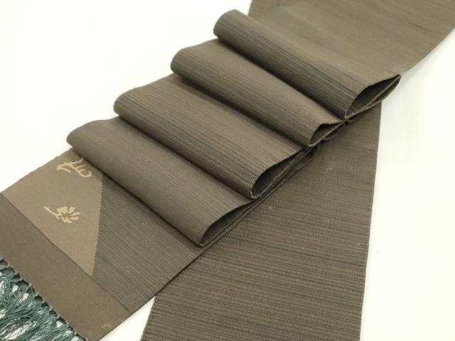 ■■■　サイズ　■■■ 長さ 384cm 幅 10cm程 ■■■　商品詳細　■■■ 【正絹・未仕立て】 状態は接写画像のように表地、裏地に汚れがございますが その他特に目立ったシミ汚れなどもなく大変良い状態です。 爪で糸を1本1本掻きよせて...