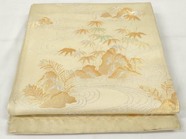 ■■■　サイズ　■■■ 長さ 420cm 幅 30cm程 ■■■　商品詳細　■■■ 【正絹・芯なし】 詳細に関しましては、画像をご確認ください。 大変上質な逸品になります。 お安く出品致しますので、是非この機会にいかがでしょうか？ ■■■　...