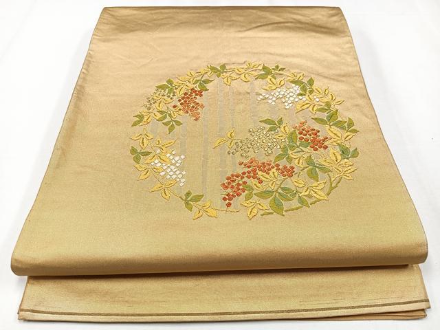 ■■■　サイズ　■■■ 長さ 424cm 幅 31cm程 ■■■　商品詳細　■■■ 【正絹】 詳細に関しましては、画像をご確認ください。 大変上質な逸品になります。 お安く出品致しますので、是非この機会にいかがでしょうか？ ■■■　注意事項...