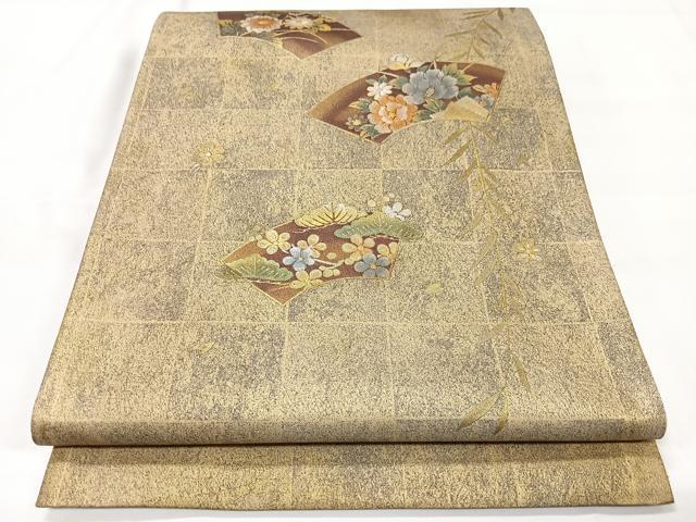 ■■■　サイズ　■■■ 長さ 432cm 幅 31cm程 ■■■　商品詳細　■■■ 【正絹】 詳細に関しましては、画像をご確認ください。 大変上質な逸品になります。 お安く出品致しますので、是非この機会にいかがでしょうか？ ■■■　注意事項...