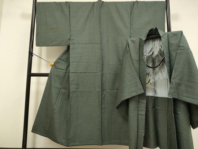 ■■■　サイズ　■■■ 【着物】 身丈 141.5cm（肩から） 裄丈 71cm 袖丈 49cm 袖幅 36cm 前幅 24.5cm 後幅 30.5cm 着物縫いこみ 内揚げ 4cm 裄 お袖側 約 1cm　身頃側 約 1cm 【羽織】 身...