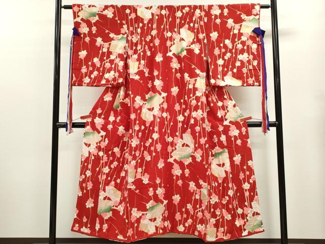 ■■■　サイズ　■■■ 【祝着】 身丈 146cm（肩から） 裄丈 61cm（肩上げ　2cm） 袖丈 56cm　縫込み 3.5cm 袖幅 33.5cm 前幅 23cm 後幅 28.5cm 着物縫いこみ 内揚げ 0cm （腰上げ　0cm） 裄...