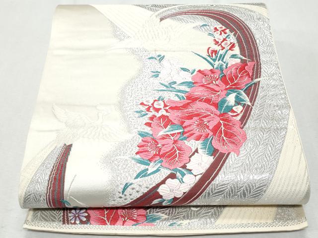 ■■■　サイズ　■■■ 長さ 428cm 幅 30.5cm程 ■■■　商品詳細　■■■ 【正絹】 詳細に関しましては、画像をご確認ください。 大変上質な逸品になります。 お安く出品致しますので、是非この機会にいかがでしょうか？ ■■■　注意...