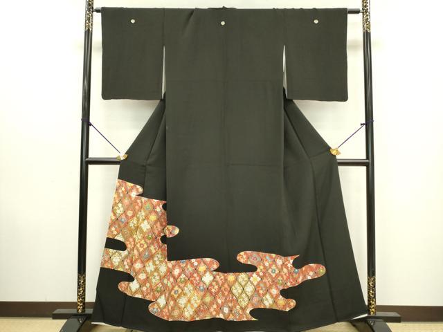 ■■■　サイズ　■■■ 身丈 161.5cm（肩から） 裄丈 63cm 袖丈 48cm　縫込み 2cm 袖幅 32cm 前幅 24cm 後幅 31cm 着物縫いこみ 内揚げ 3cm 裄 お袖側 約1.5cm　身頃側 約1.5cm ■■■　商...