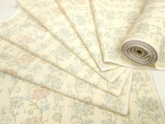 ■■■　サイズ　■■■ 長さ　　着尺分あり 幅　　　約36.5cm ■■■　商品詳細　■■■ 【正絹・未使用】 状態は特に目立ったシミ汚れなどもなく大変良い状態です。 「単衣といえば塩沢」と知られるように、 初夏と初秋の数ヶ月、着物通をとり...