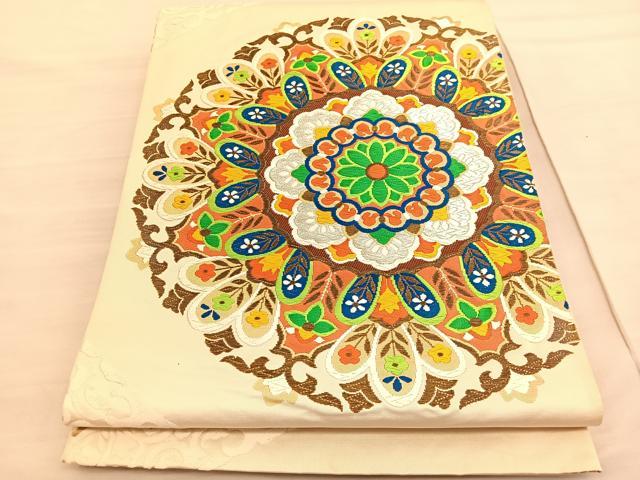 ■■■　サイズ　■■■ 長さ 432cm 幅 31cm程 ■■■　商品詳細　■■■ 【正絹・芯なし】 詳細に関しましては、画像をご確認ください。 大変上質な逸品になります。 お安く出品致しますので、是非この機会にいかがでしょうか？ ※たれ先...