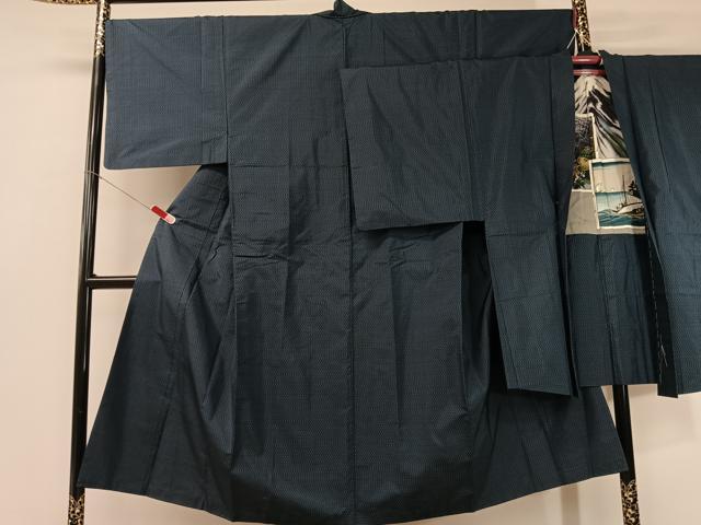 ■■■　サイズ　■■■ 【着物】 身丈 142cm（肩から） 裄丈 68.5cm 袖丈 47cm　縫込み 3.5cm 袖幅 34cm 前幅 25.5cm 後幅 30cm 着物縫いこみ 内揚げ 7.5cm 裄 お袖側 約4cm　身頃側 約3c...