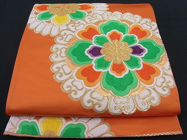 ■■■　サイズ　■■■ 長さ 430cm 幅 31cm程 ■■■　商品詳細　■■■ 【正絹・芯なし】状態は締めてはおりますが特に目立ったシミ汚れなどもなく大変良い状態です。大変上質な逸品になります。お安く出品致しますので、是非この機会にいか...