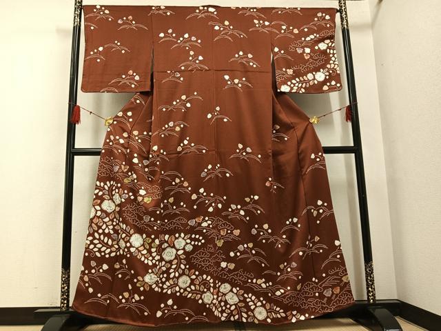■■■　サイズ　■■■ 身丈 157.5cm（肩から） 裄丈 66cm 袖丈 47.5cm　縫込み 3cm 袖幅 34cm 前幅 22.5cm 後幅 29.5cm 着物縫いこみ 内揚げ 2cm 裄 お袖側 約2.5cm　身頃側 約2cm ■...