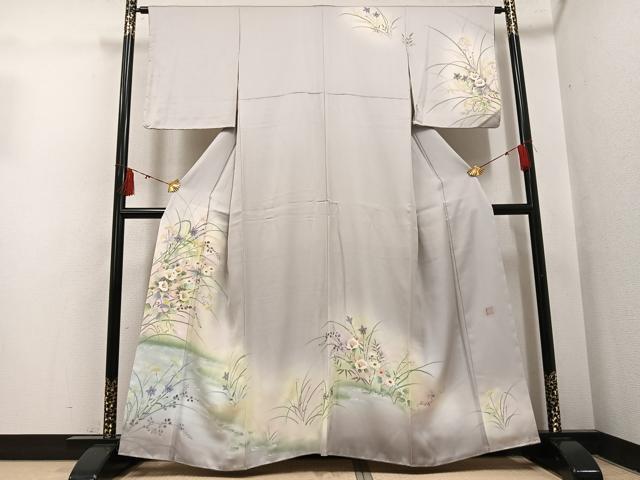 ■■■　サイズ　■■■ 身丈 158cm（肩から） 裄丈 63cm 袖丈 48cm　縫込み 4cm 袖幅 32.5cm 前幅 24.5cm 後幅 30cm 着物縫いこみ 内揚げ 5cm 裄 お袖側 約0cm　身頃側 約1cm ■■■　商品詳...
