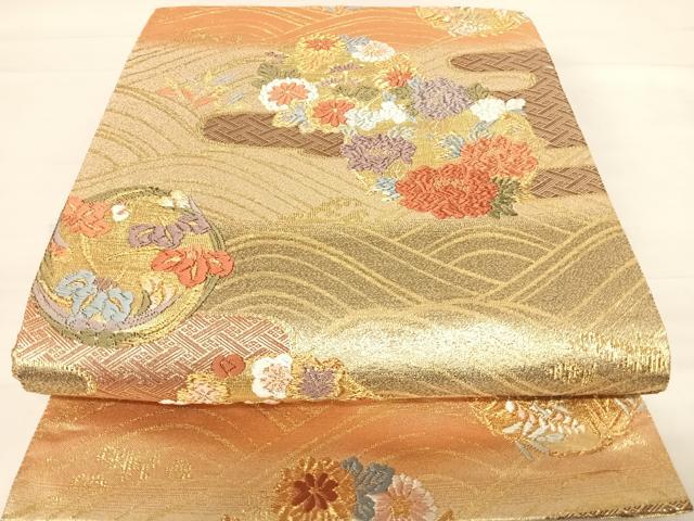 ■■■　サイズ　■■■ 長さ 434cm 幅 30cm程 ■■■　商品詳細　■■■ 【正絹】 詳細に関しましては、画像をご確認ください。 大変上質な逸品になります。 お安く出品致しますので、是非この機会にいかがでしょうか？ ■■■　注意事項...