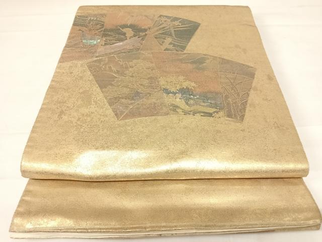 ■■■　サイズ　■■■ 長さ 426cm 幅 31cm程 ■■■　商品詳細　■■■ 【正絹】 詳細に関しましては、画像をご確認ください。 大変上質な逸品になります。 お安く出品致しますので、是非この機会にいかがでしょうか？ ■■■　注意事項...