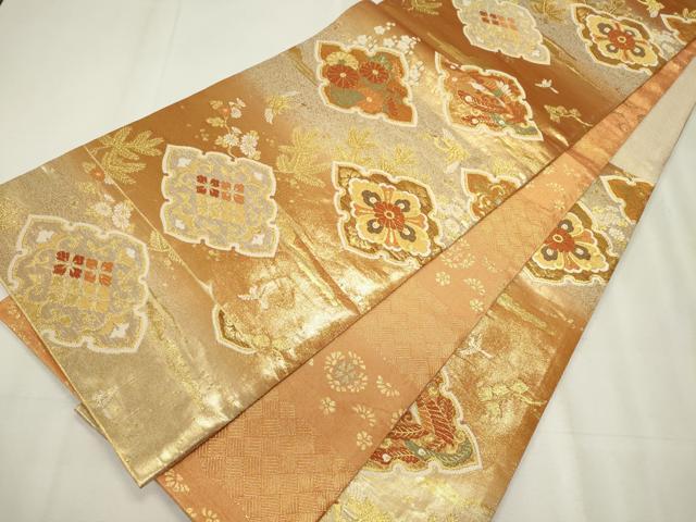 ■■■　サイズ　■■■ 長さ 436cm 幅 31cm程 ■■■　商品詳細　■■■ 【正絹】 詳細に関しましては、画像をご確認ください。 大変上質な逸品になります。 お安く出品致しますので、是非この機会にいかがでしょうか？ ■■■　注意事項...